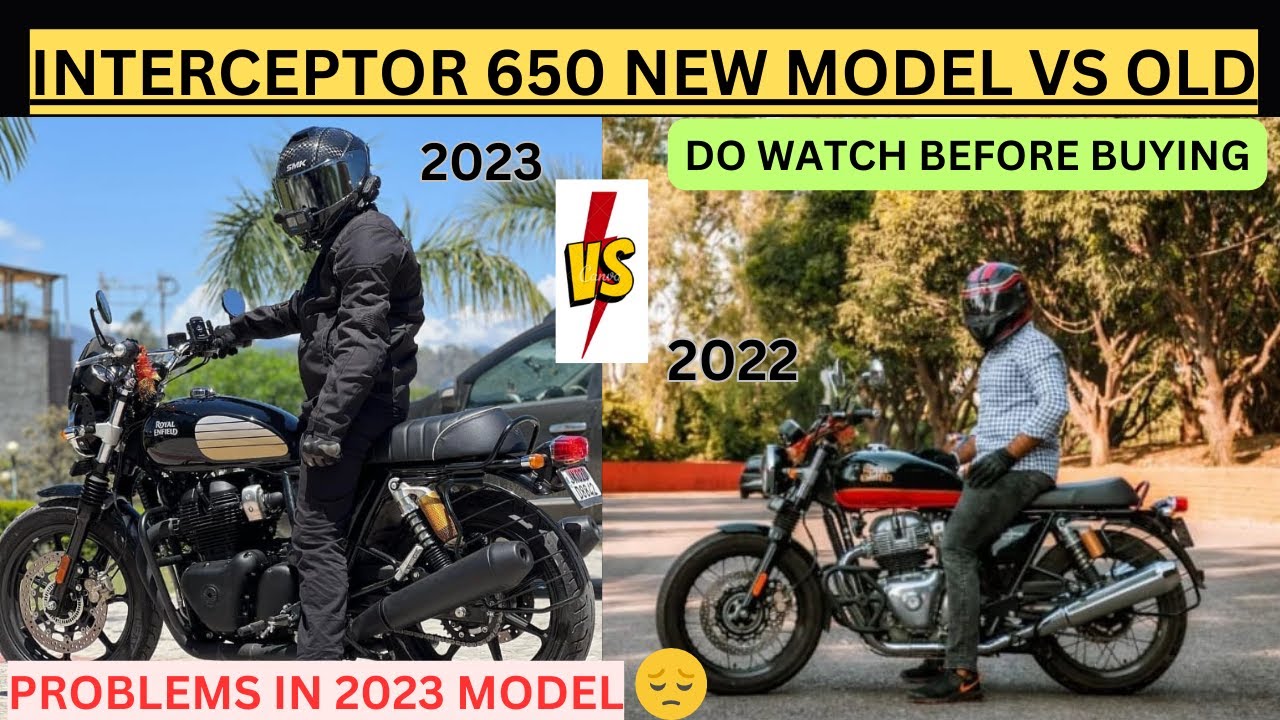 Interceptor 650 new model vs old model🤔 | New vs old model interceptor ...
