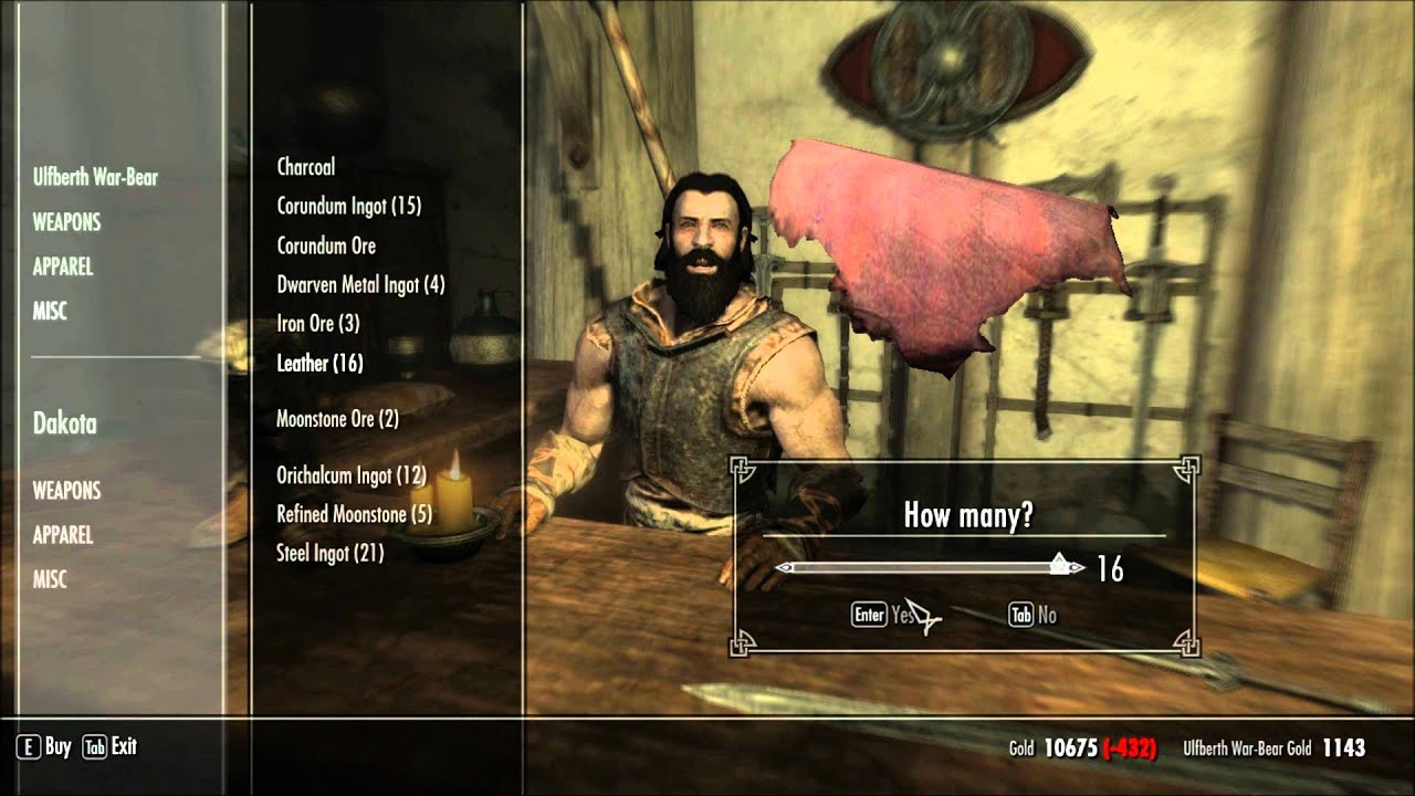 Skyrim: How to Level Up Smithing Easily - YouTube