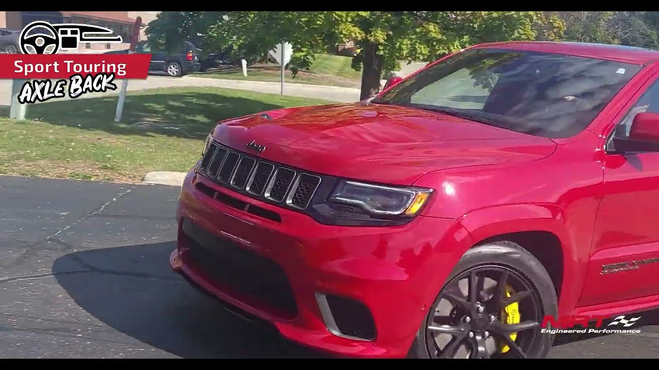 Jeep Trackhawk Axle Back Exhaust - MRT Performance - YouTube