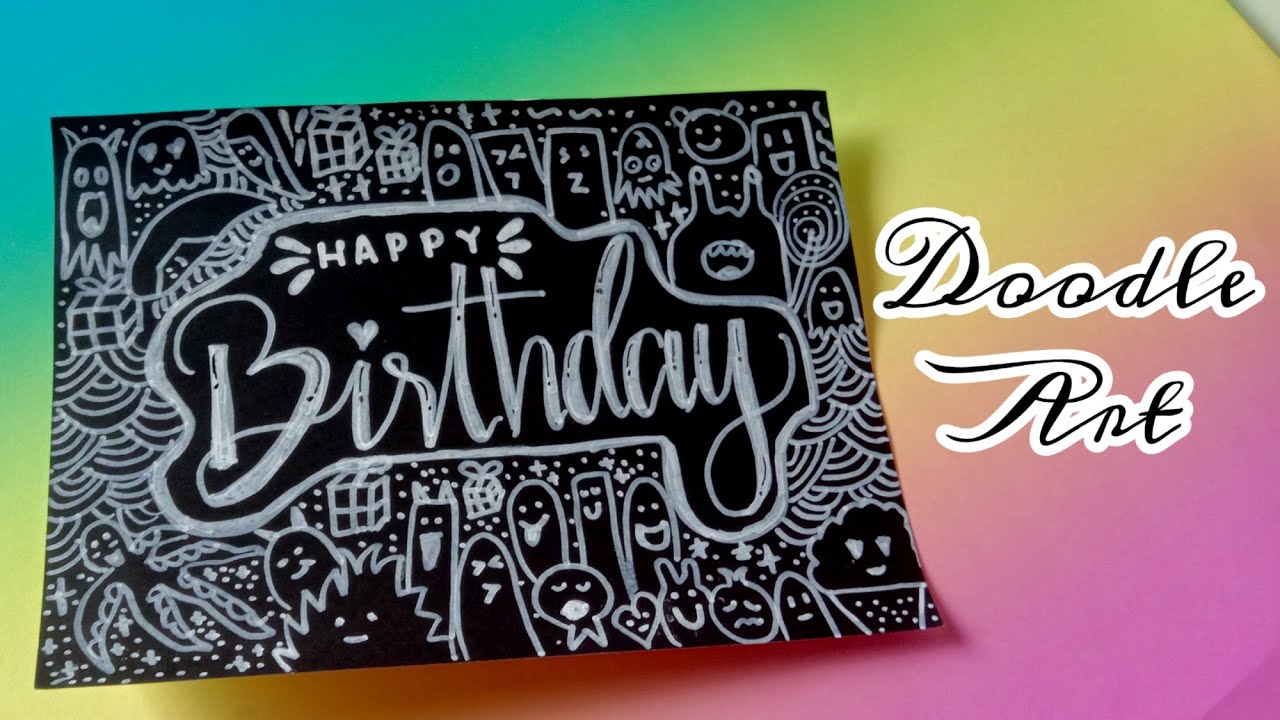 Hand lettering & doodle - YouTube