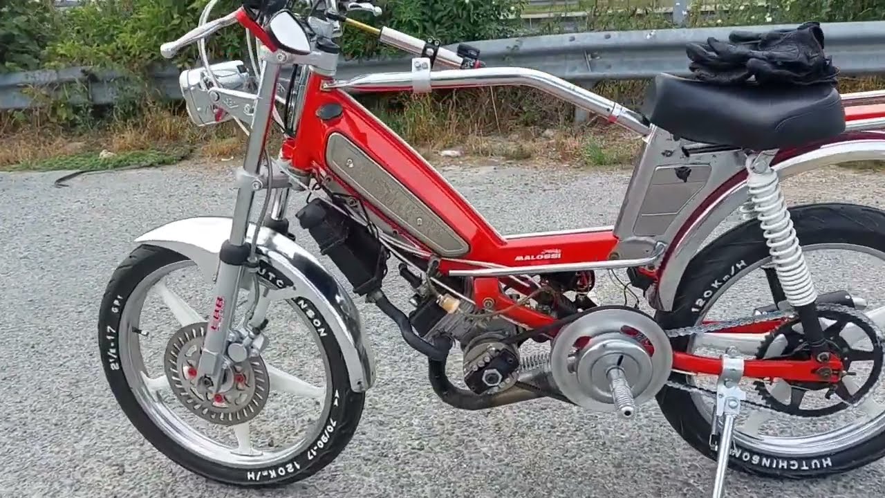 peugeot 103 sp, malossi 45.5 liquide prépa (réglage en cours...) - YouTube