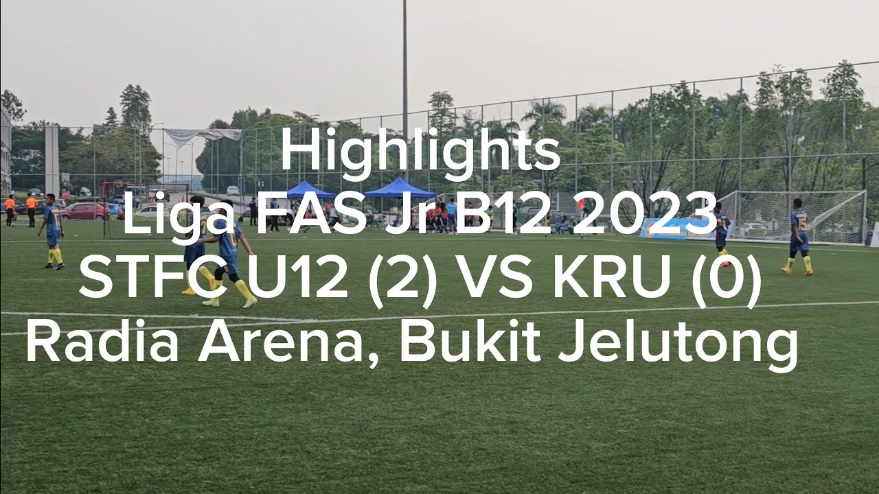 Highlights, STFC U12 (2) VS KRU (0), Liga FAS Jr B12 2023, Radia Arena ...