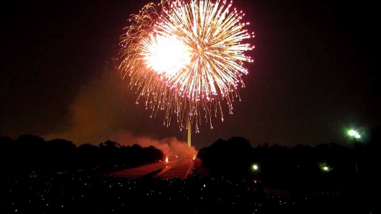 4th of July 2012 Fireworks in HD, Washington DC - National Mall - USA ...