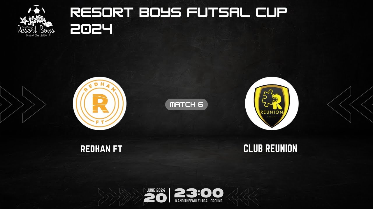 REDHAN vs CLUB REUNION | MATCH 12 - 20 JUNE _ 23:00 | RESORT BOYS CUP ...