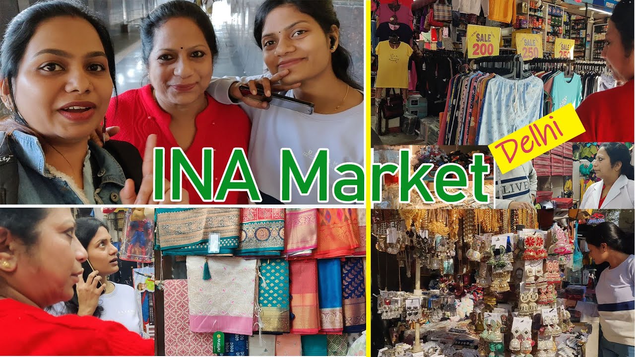 INA Market Delhi | Shopping vlog | INA Market Vlog in Malayalam # ...