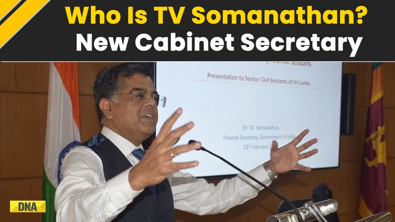 Who Is TV Somanathan? 1987-Batch IAS Officer, Appointed Cabinet ...