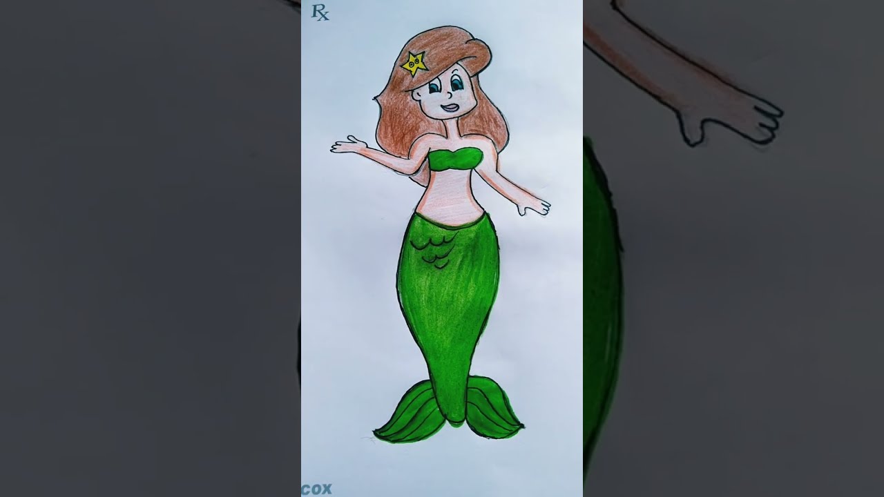 How to draw Marina step by step - YouTube