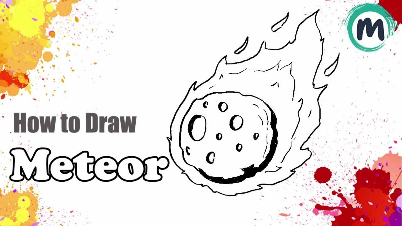 How to Draw Meteor - YouTube