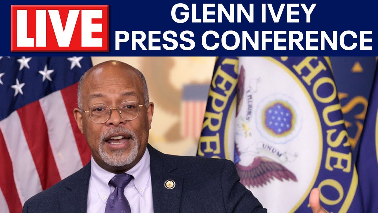 Press Conference: Maryland Congressman Glenn Ivey speaks - YouTube