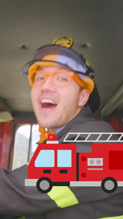 Blippi Fire Truck Song | Blippi & Meekah Challenges and Games for Kids ...