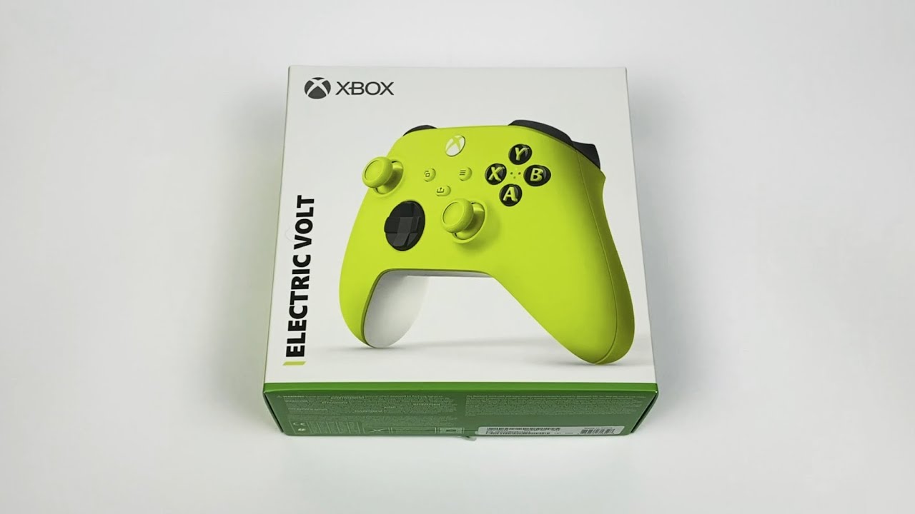 Unboxing wireless controller xbox Electric Volt - YouTube