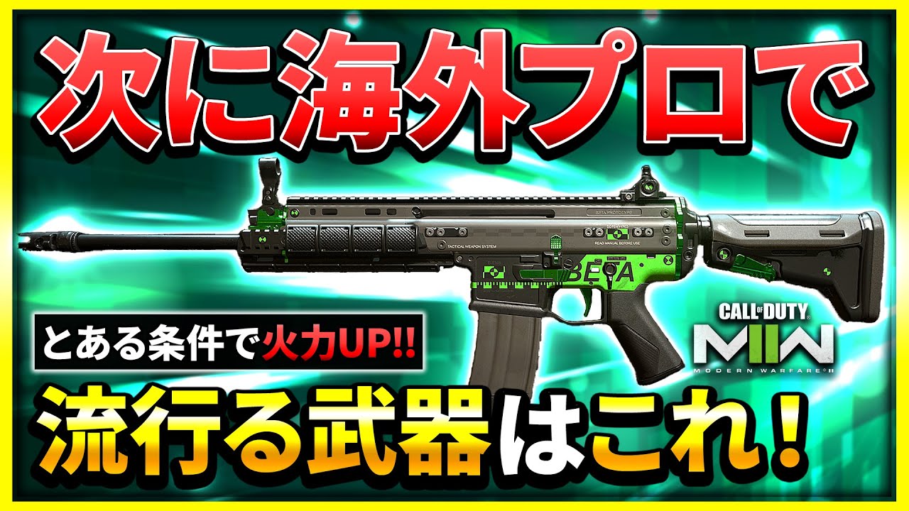 【CoD:MW2】海外プロの間で『Scar』が流行ってるね！あれに気を付ければキルタイムが凄まじいぞ(TAQ-56)【ぐっぴー】CoD ...