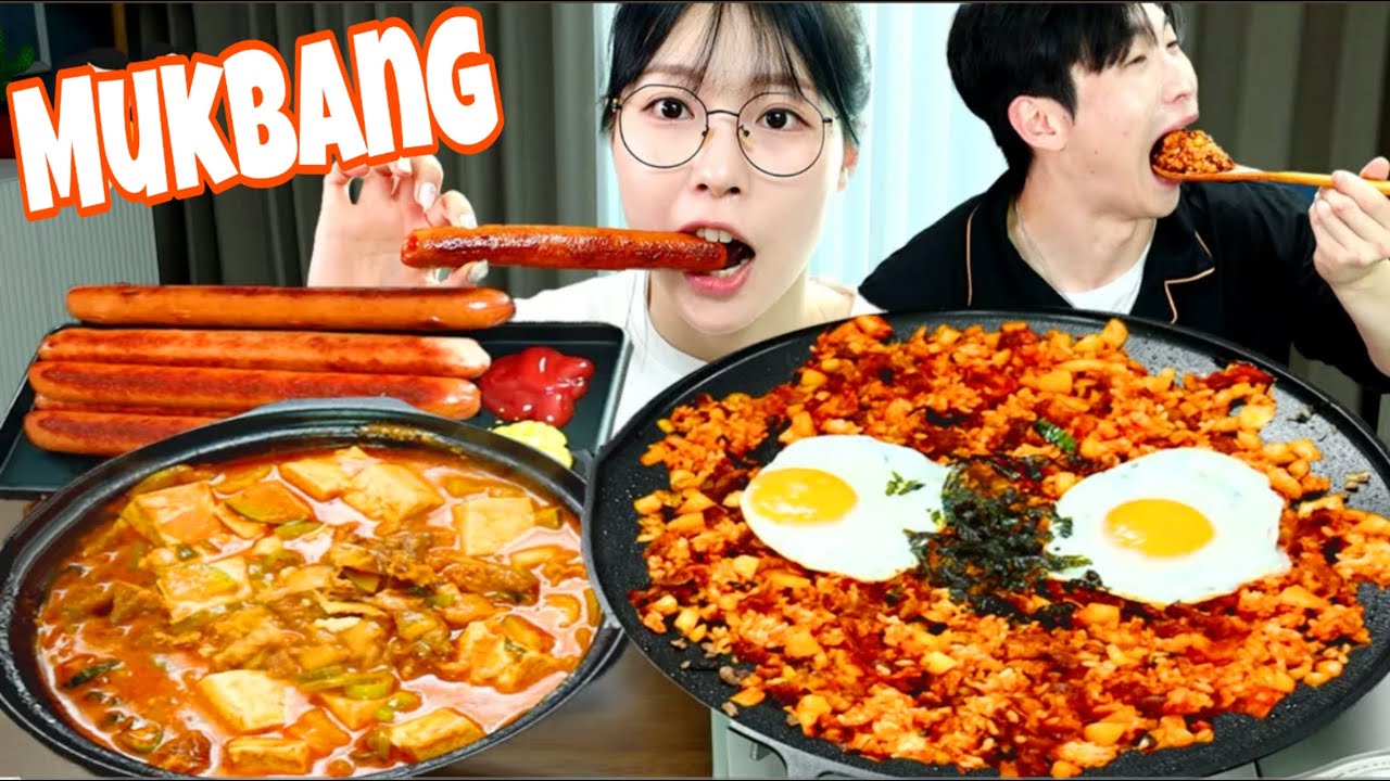 SULGI ASMR 2.0 Korean home meal! Hot Soybean paste stew,Fried Rice with ...