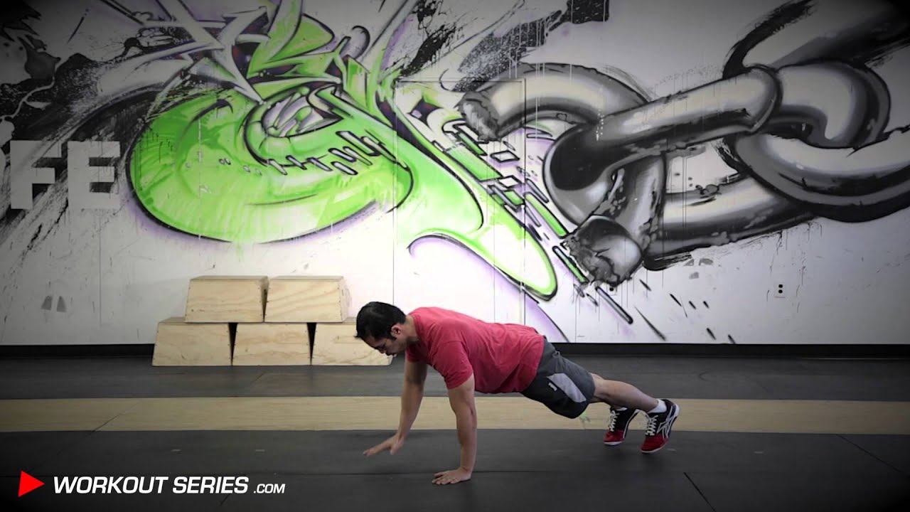 Pushup Tap Shoulder [Chest Exercise] - YouTube