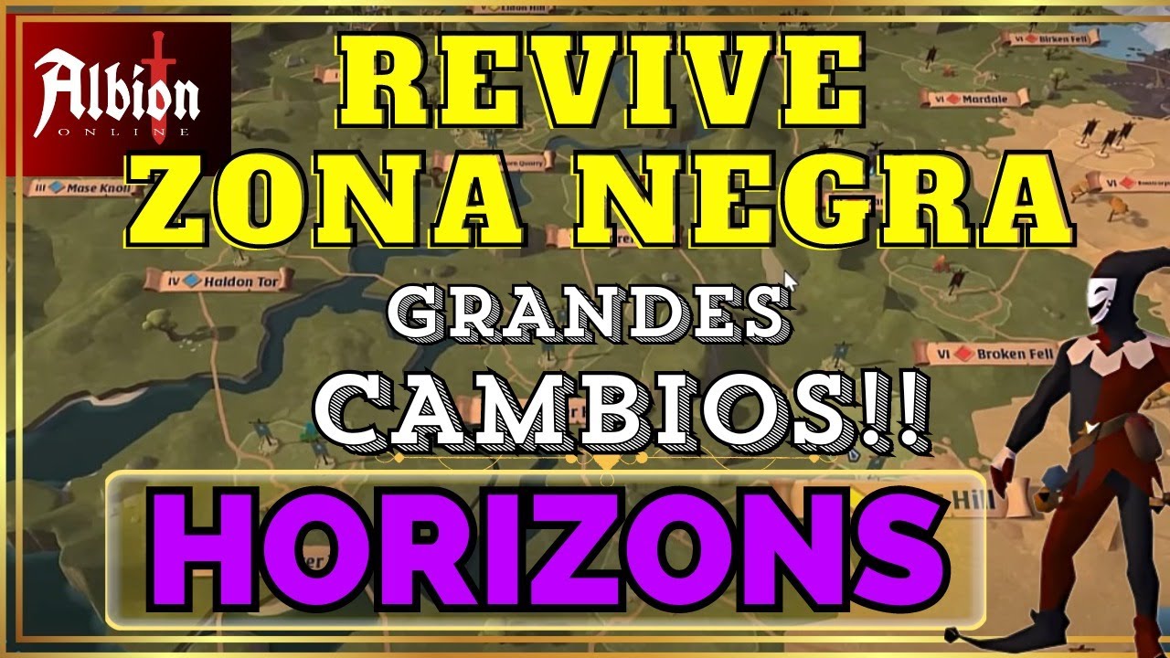 Horizons Nueva actualizacion revive zona negra Albion Online - YouTube