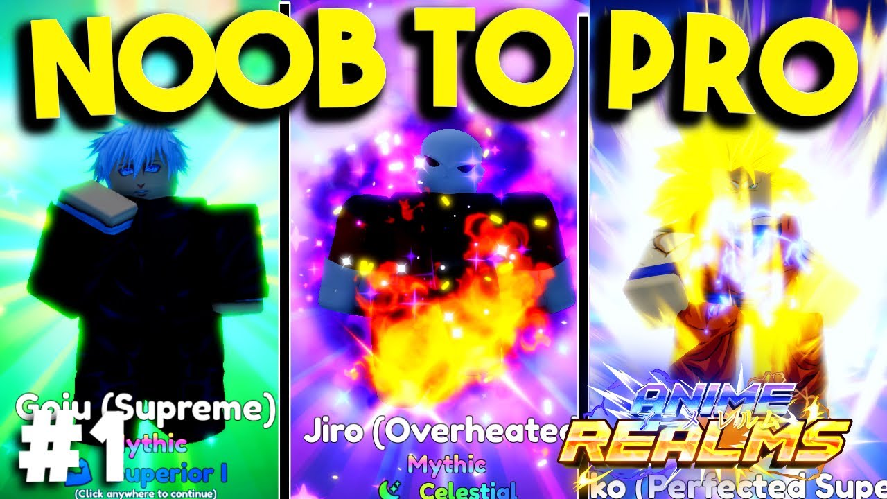 Noob To Pro Getting 3 Evolved Unit In Anime Realms! - YouTube