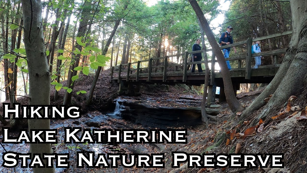Fall Ohio Hiking Lake Katherine State Nature Preserve - YouTube