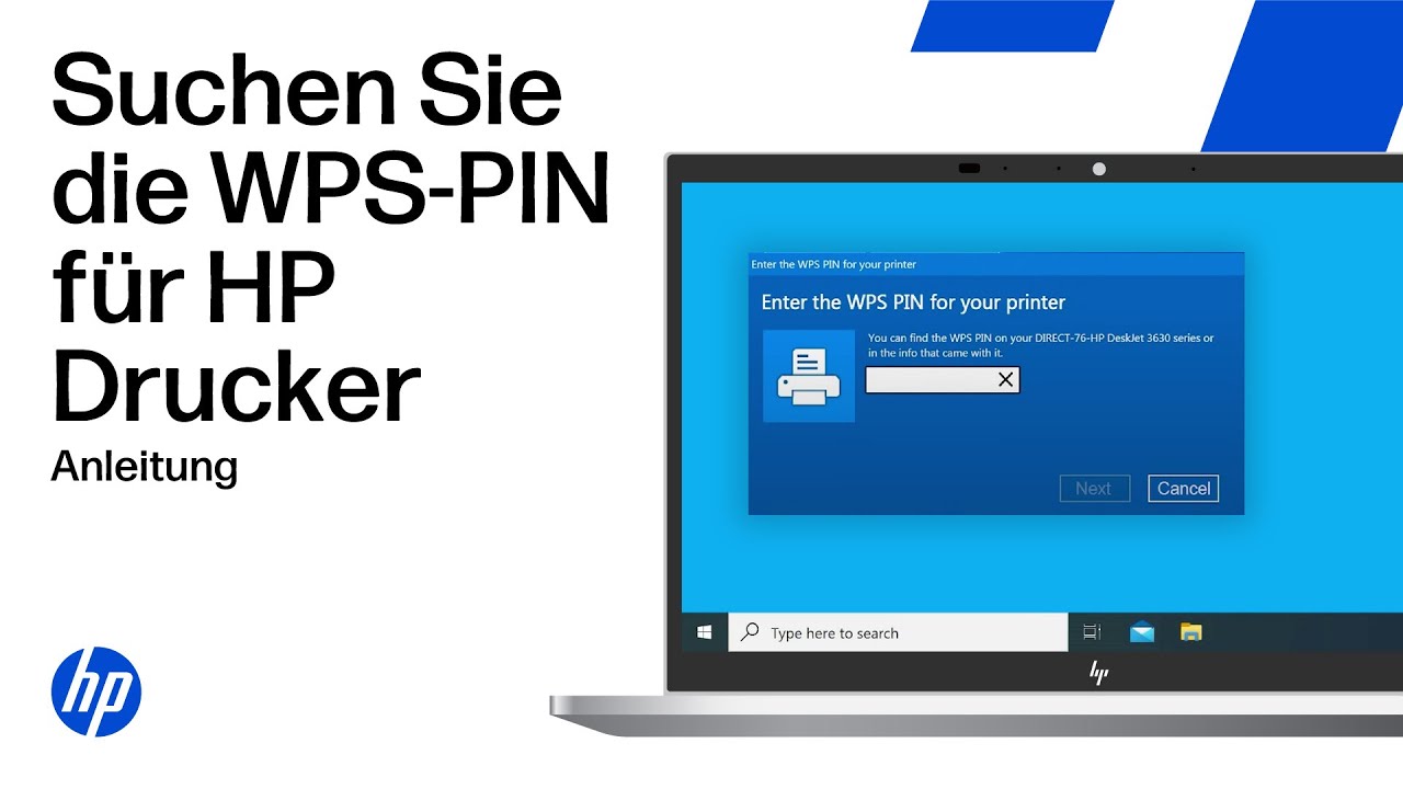 Suchen Sie die WPS-PIN, um die Druckereinrichtung abzuschließen | HP ...