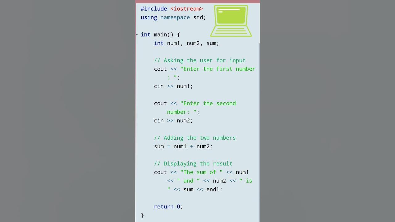 Arithmetic operator in CPP language / Addition operator / C++ program - YouTube