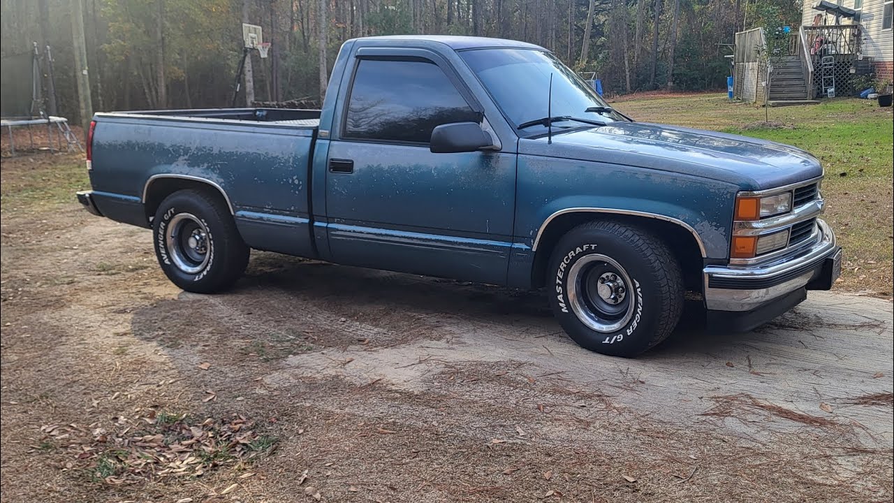 OBS Truck 3" Front and 2" Rear Drop!!!! - YouTube