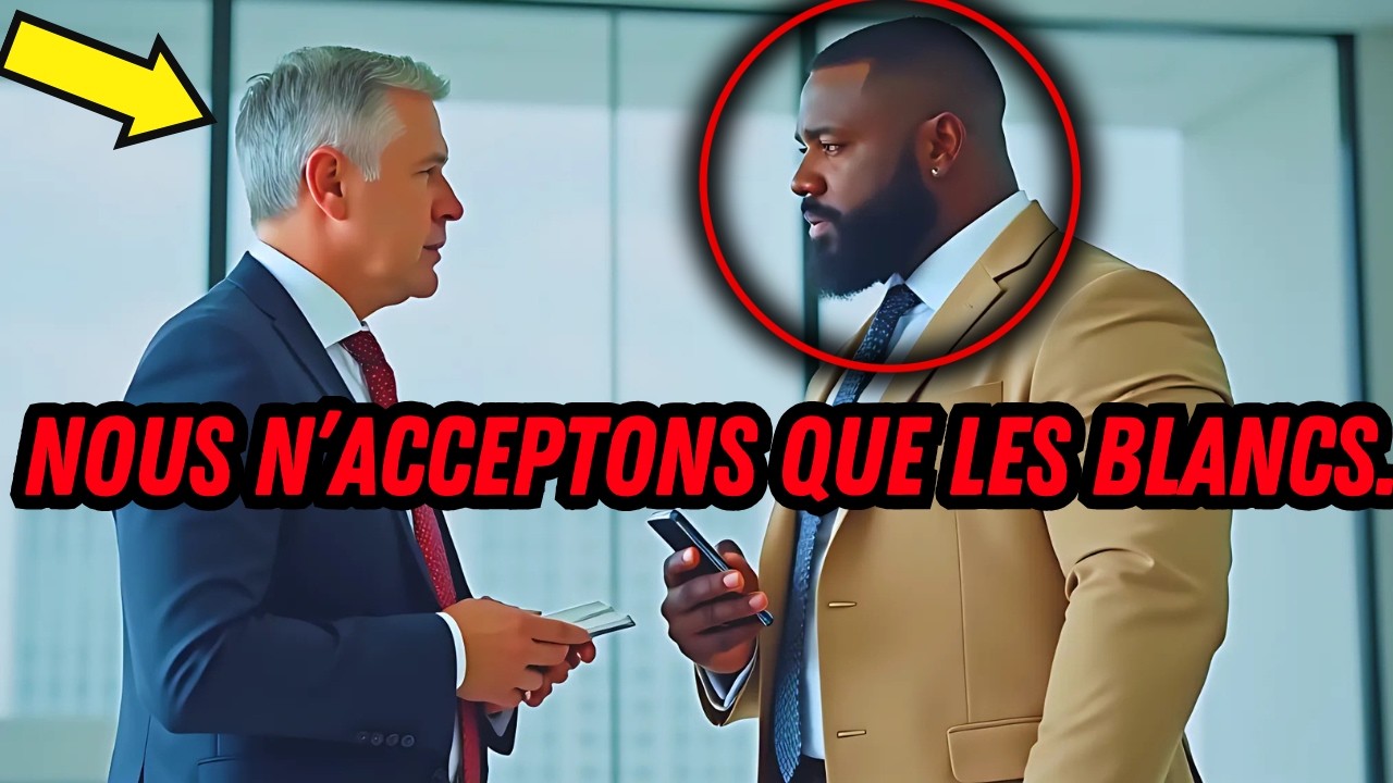 Un banquier blanc refuse le chèque d’un homme noir, ignorant qu’il est ...