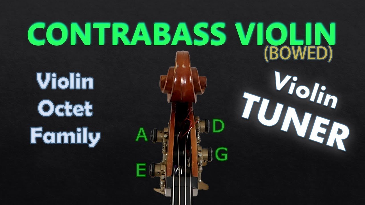 Contrabass Violin Tuning - Violin Tuner (Octet Family) (Bowed) (A=440 ...