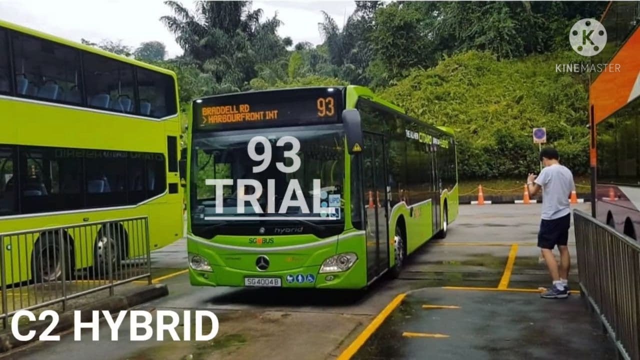 Final weekend of Trial | SG4004B on SBS Transit Service 93 (Full Route ...
