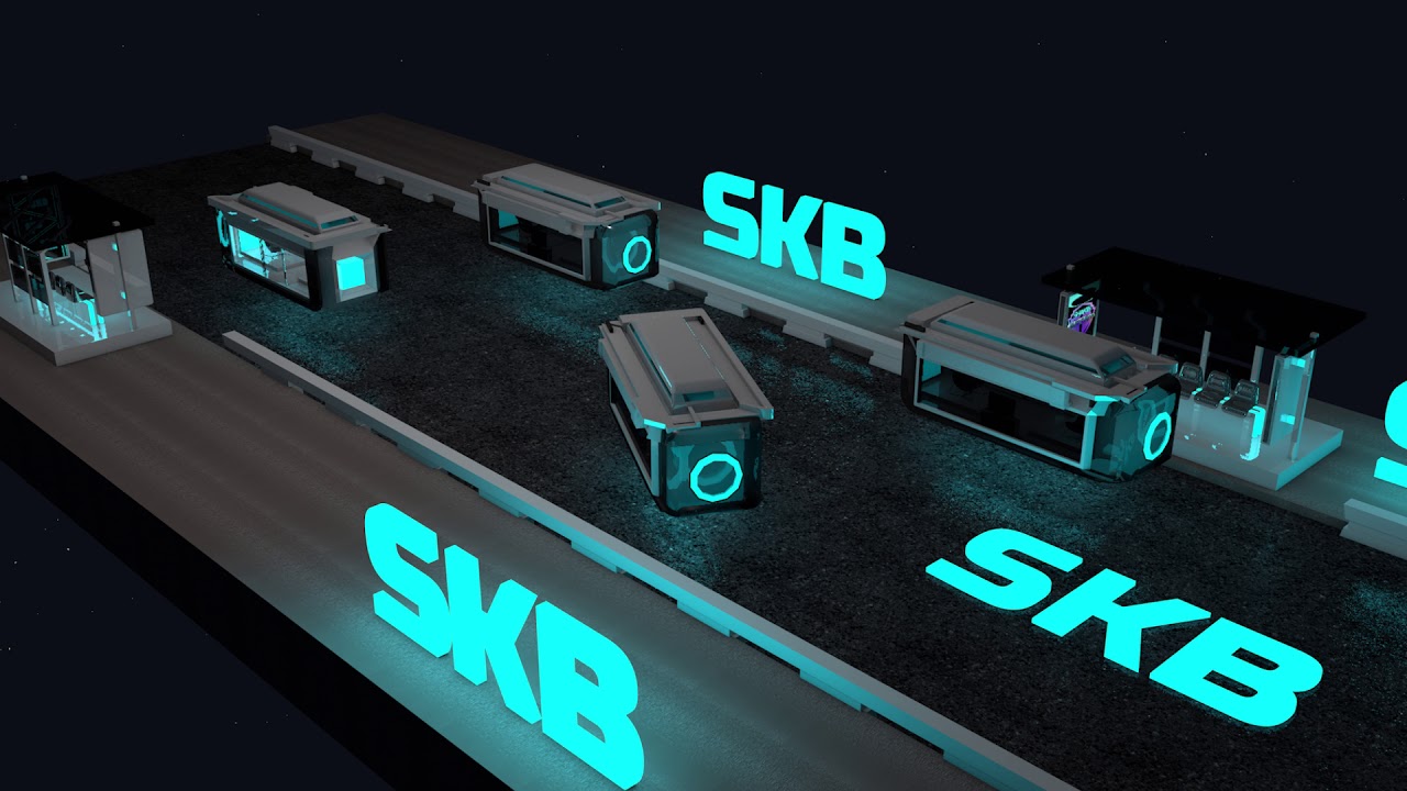 Futuristic Vehicle Stand ( Cinema 4d Animation Test) - YouTube