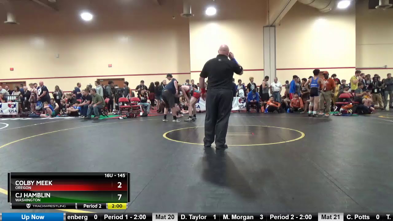 16U 145 Colby Meek Oregon Vs Cj Hamblin Washington - YouTube