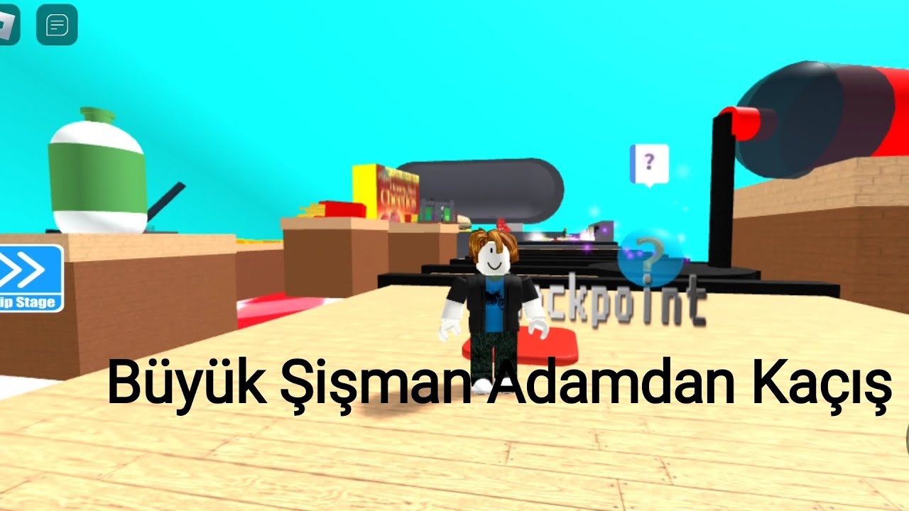 Escape the giant fat man obby - YouTube