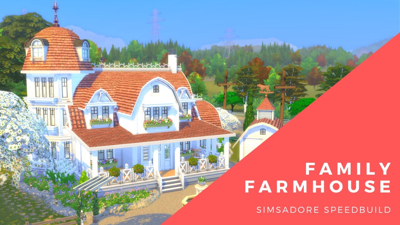 NO CC - 🏇 Family Farmhouse Bridleton Bay 🏇 - The Sims 4 - Speedbuild ...