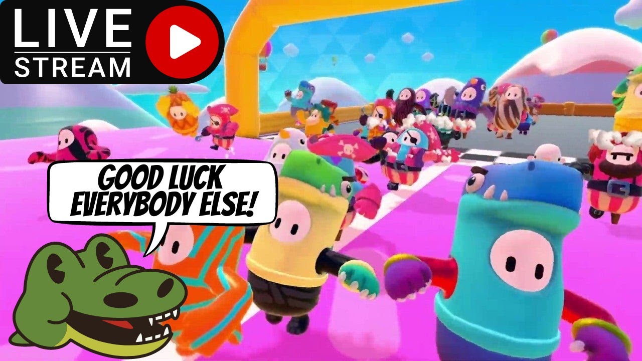 Live | Fall Guys | Red vs Blue Custom games - YouTube