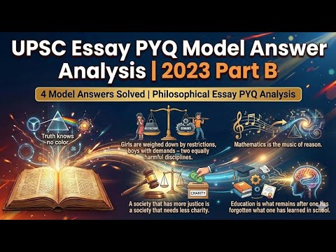 UPSC Essay PYQ Model Answer Analysis | 2023 Part B - YouTube