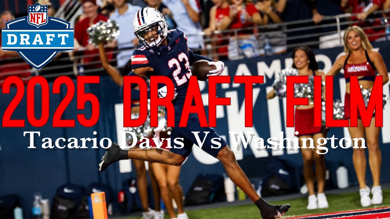 Film Room: Arizona DB Tacario Davis Vs Washington - YouTube