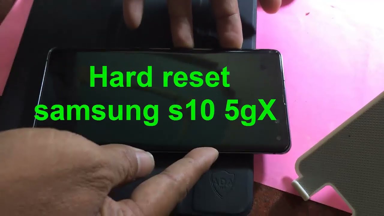 How to hard reset samsung galaxy s10 5g , S10 5G plus, SKT 5GX - YouTube