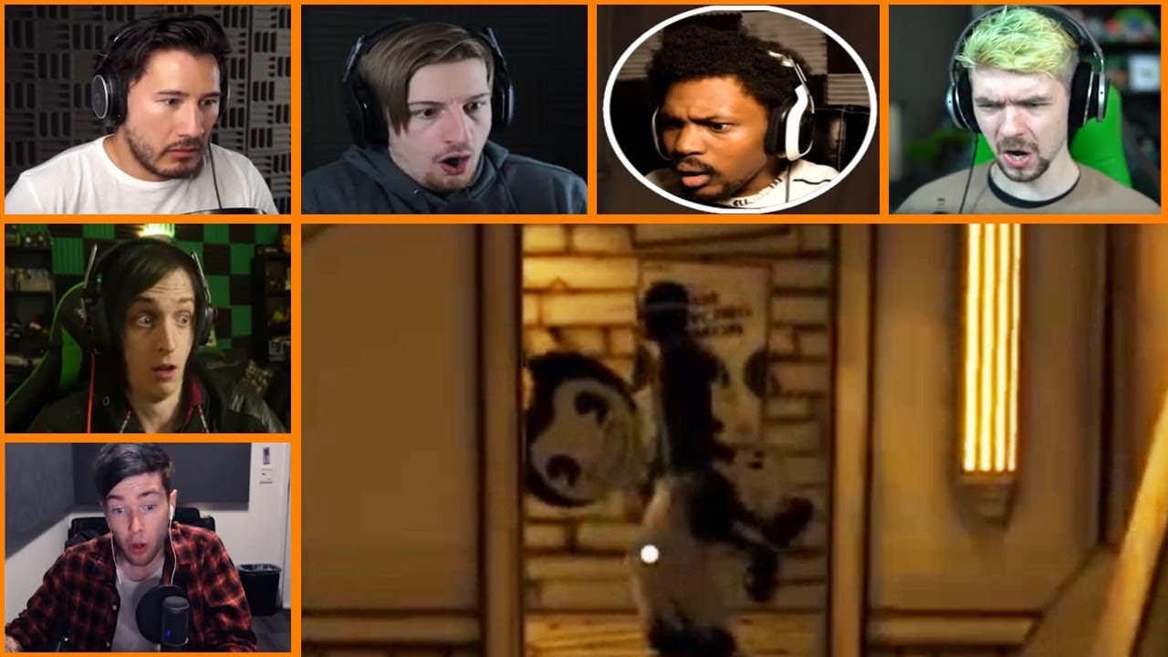 Let's Players Reaction To Sammy Lawrence Walking By | BATIM Chapter 2 ...