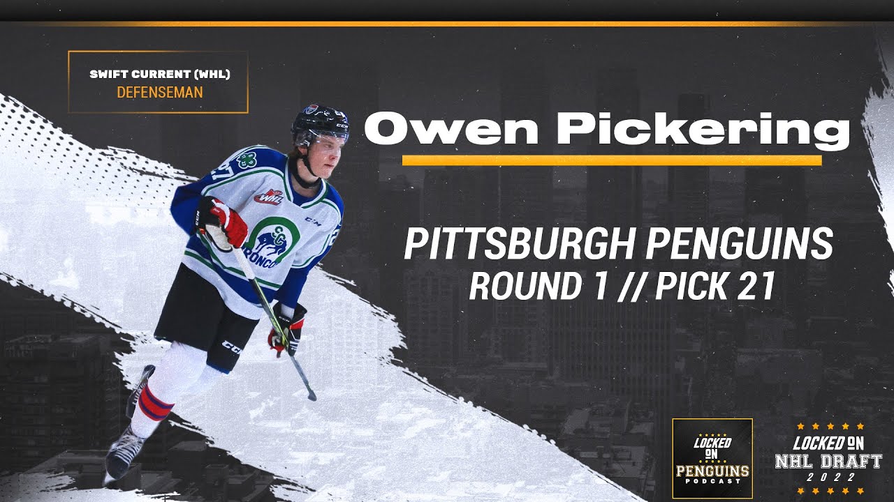 Owen Pickering REACTION, Pittsburgh Penguins make #21 pick in 2022 NHL ...