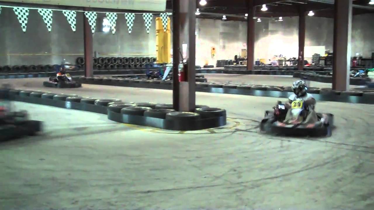 Omaha Nighthawks Kart Racing to benefit the Children's Hospital - YouTube