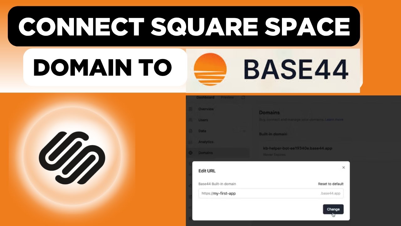 How To Connect Squarespace Domian To Base44 (Step by Step) 2025 - YouTube