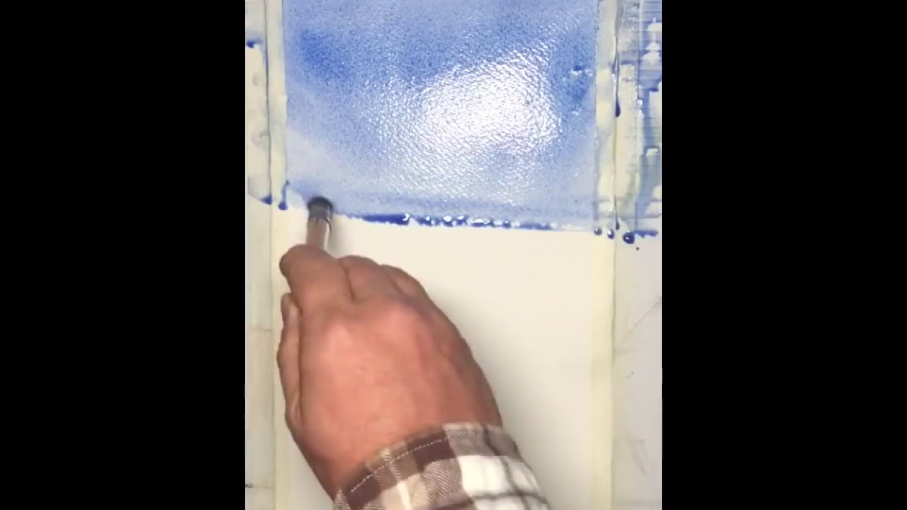 gradient wash with watercolor - YouTube