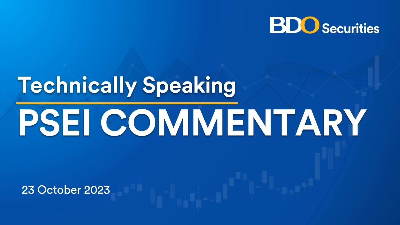 Stock Analysis on PSEi (23 October 2023) | Technically Speaking - YouTube