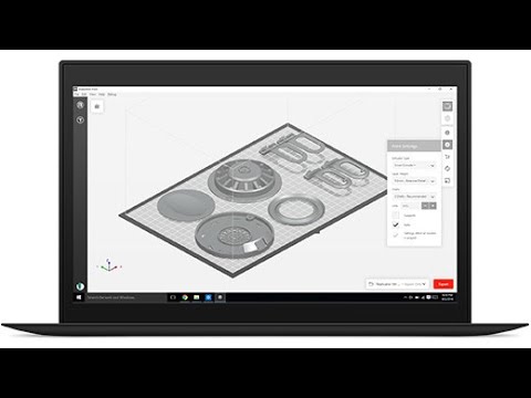 How to slice and cut STL files for 3D Printing Makerbot - YouTube