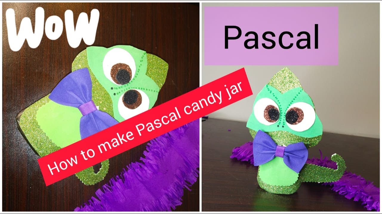 How to make Pascal DIY for Tangled theme party Artistic with Sid - YouTube