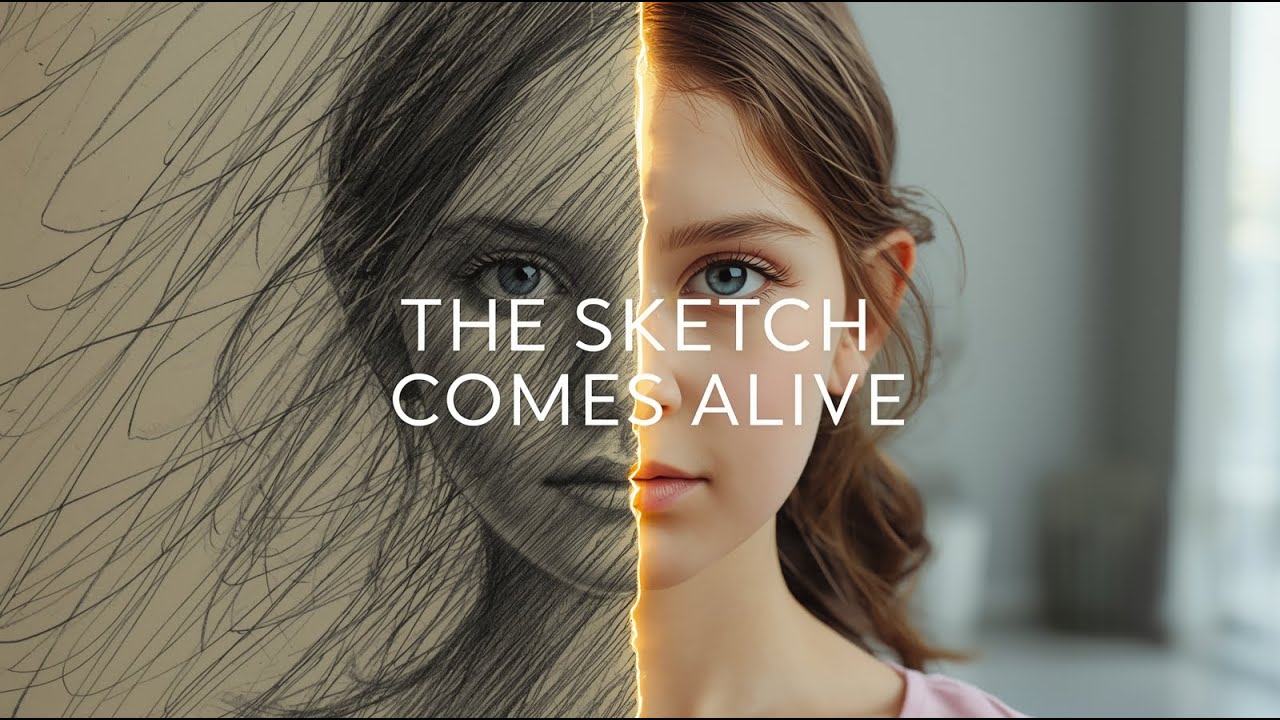 “The Sketch Comes Alive | AI Brings Art Back in Color” - YouTube