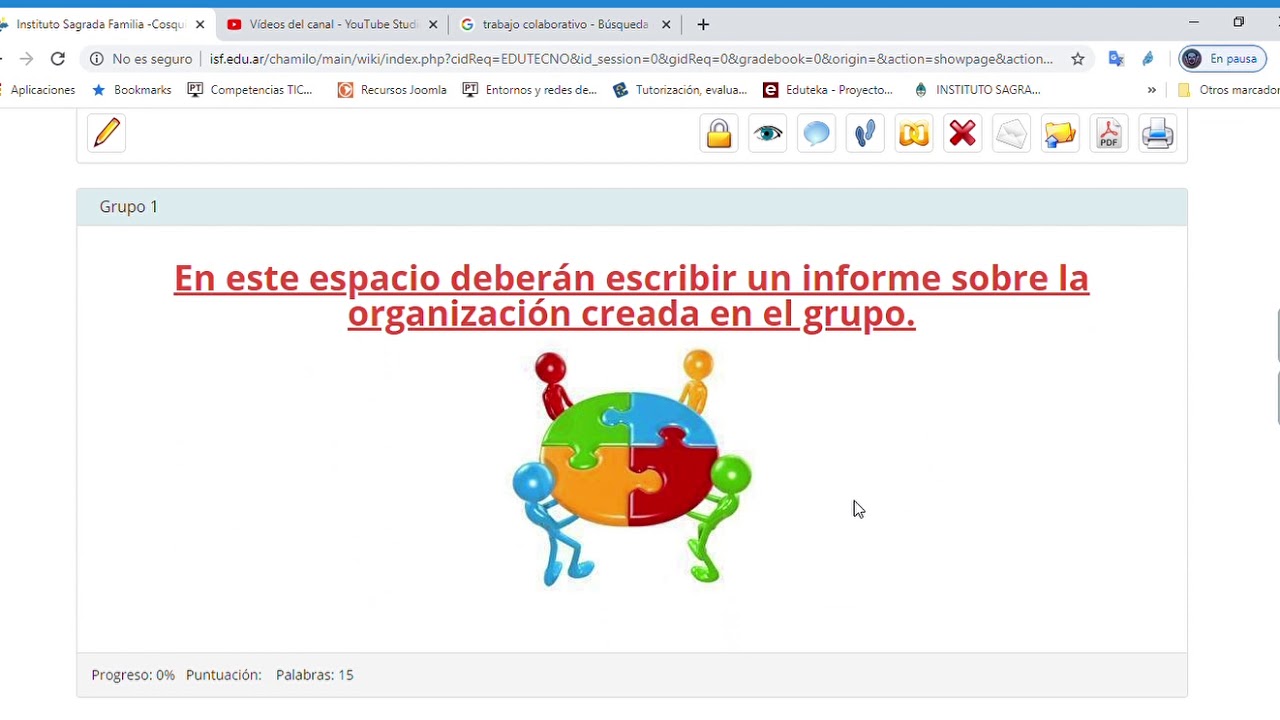 Tutorial 10: Crear una página de Wiki en un curso. - YouTube