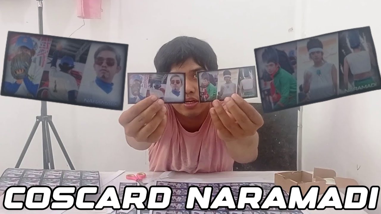 Membuat Coscard Cosplay Card Naramadi - YouTube