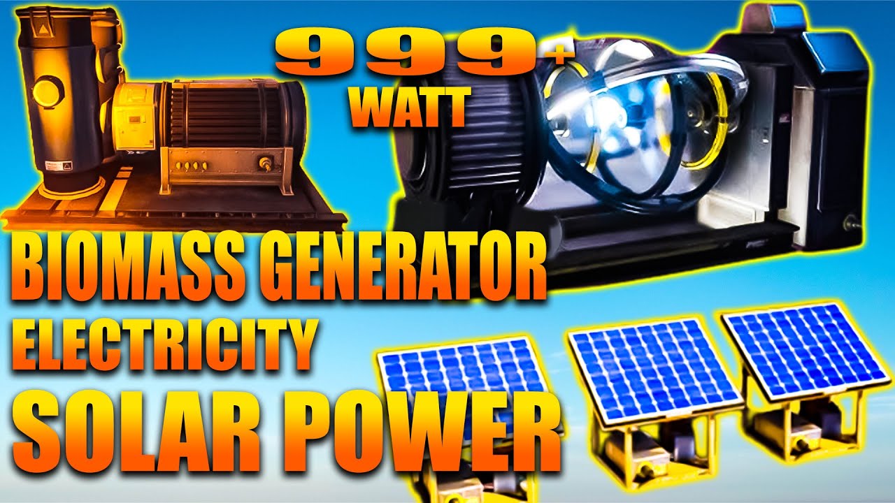 ONCE HUMAN POWER GUIDE 9999+ WATT⚡ HOW TO SET 8 LARGE BIOMASS GENERATOR ...