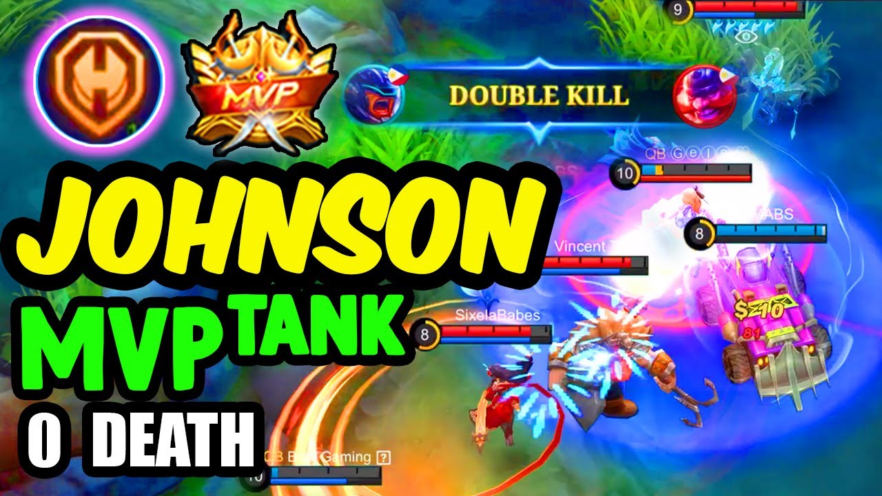 MVP TANK JOHNSON GAMEPLAY - Mobile Legends - YouTube