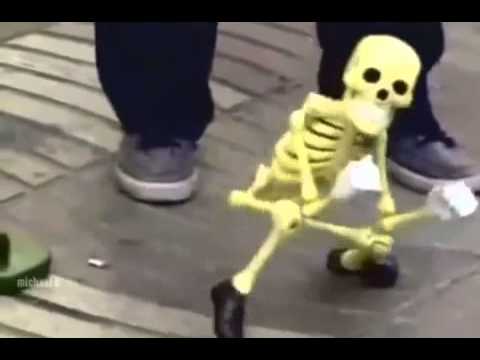 Funky skeleton - YouTube