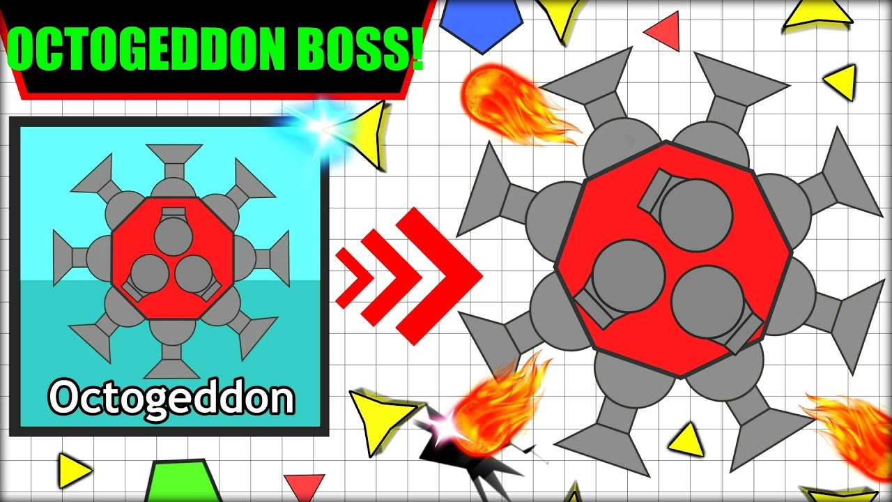 [NEW] OCTOGEDDON BOSS! | DIEP.iO NEW BOSS | Test Server! | Play As ...